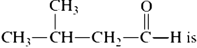 The IUPAC name for the aldehyde a. isobutyl aldehyde b. methylpropanal ...