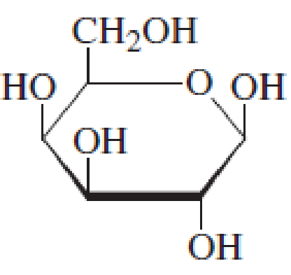 One of the cyclic forms of D-galactose has the structure a. How many ...