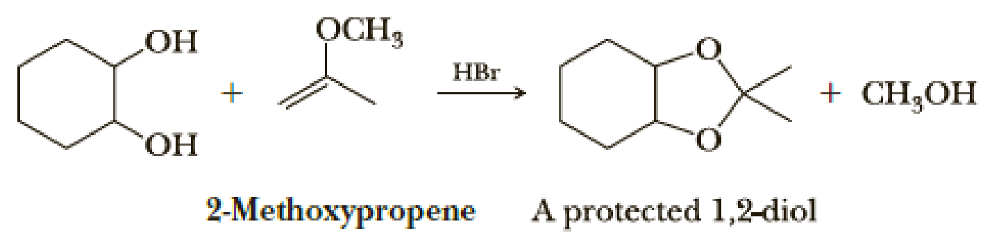 Both 1,2-diols and 1,3-diols can be protected by treatment with 2 ...