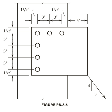 The load on the bracket plate consists of a service dead load of 20 ...