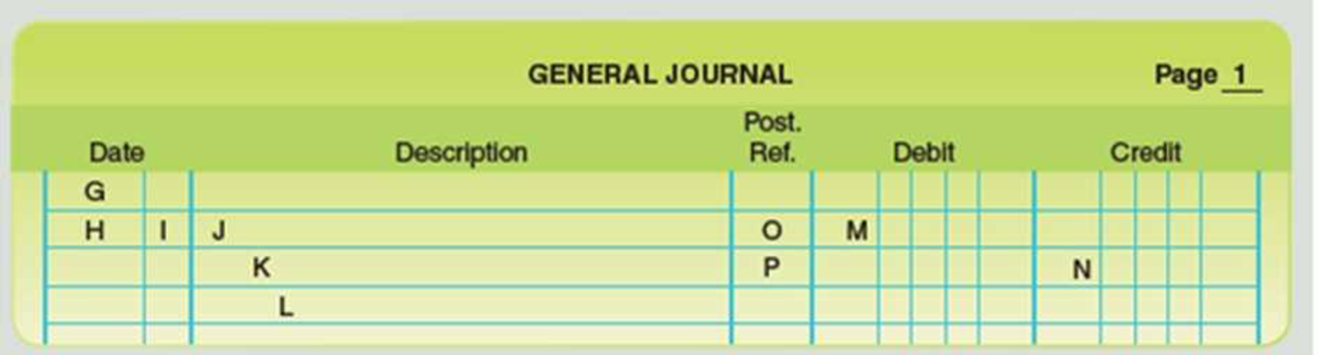 In The Following Two column Journal The Capital Letters Represent In The Following Two column Journal The Capital Letters Represent